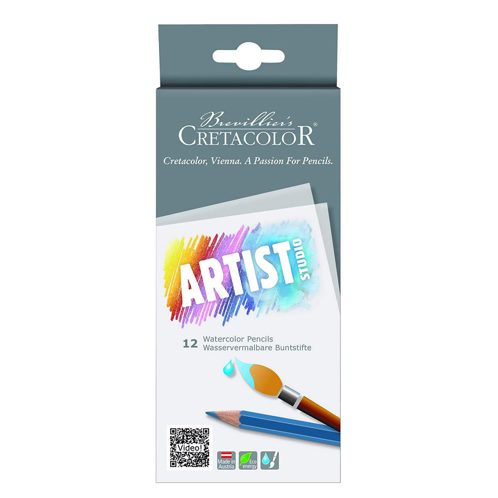 Cretacolor ARTIST STUDIO ūdenī šķīstošo zīmuļu komplekts 12gab ...